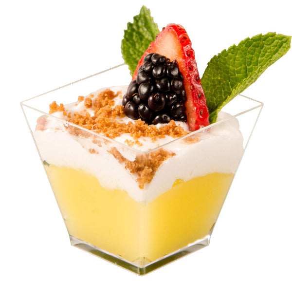 1000 Mini Dessert Cups [2 oz, Square] – DLux