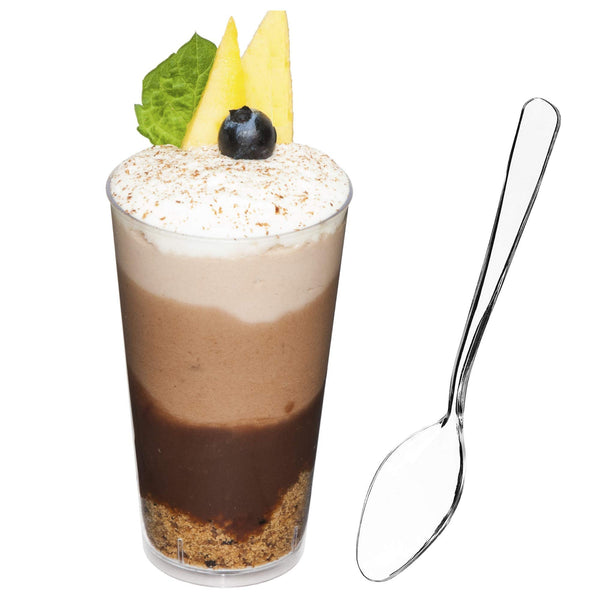 1000 Mini Dessert Cups with Spoons [3 oz, Shooter] – DLux